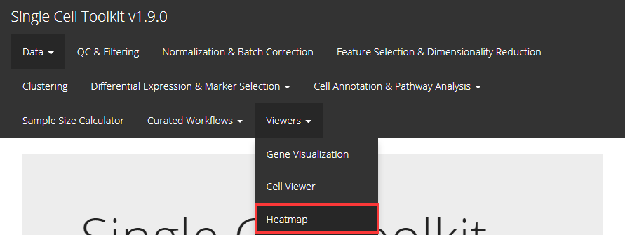 Heatmap - UI • singleCellTK