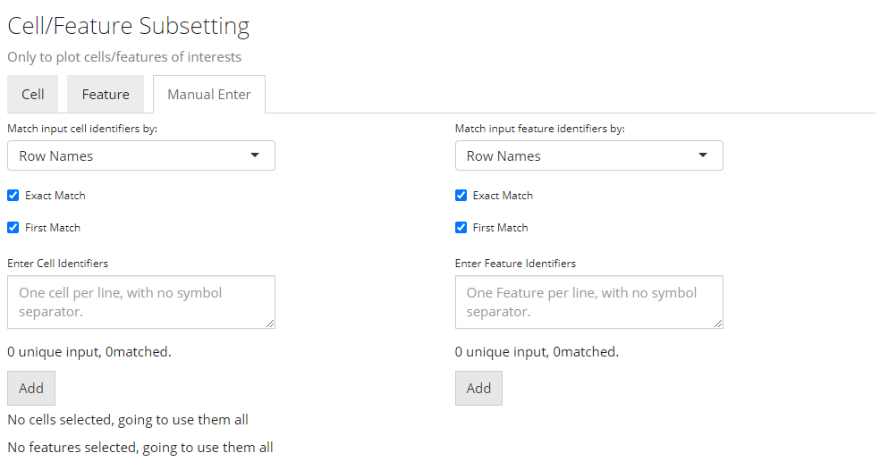 Heatmap - UI • singleCellTK
