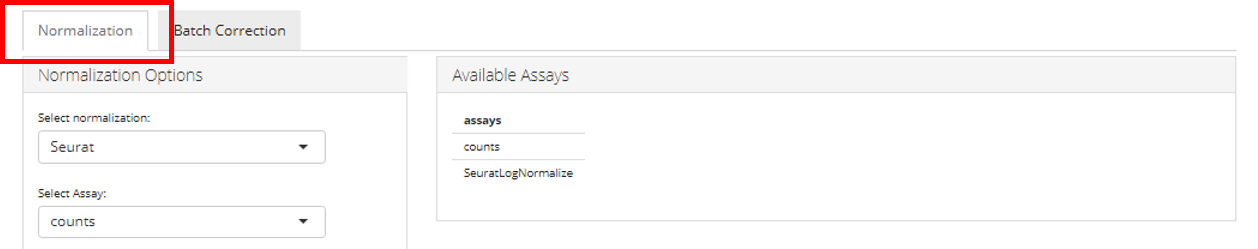 Normalization • singleCellTK