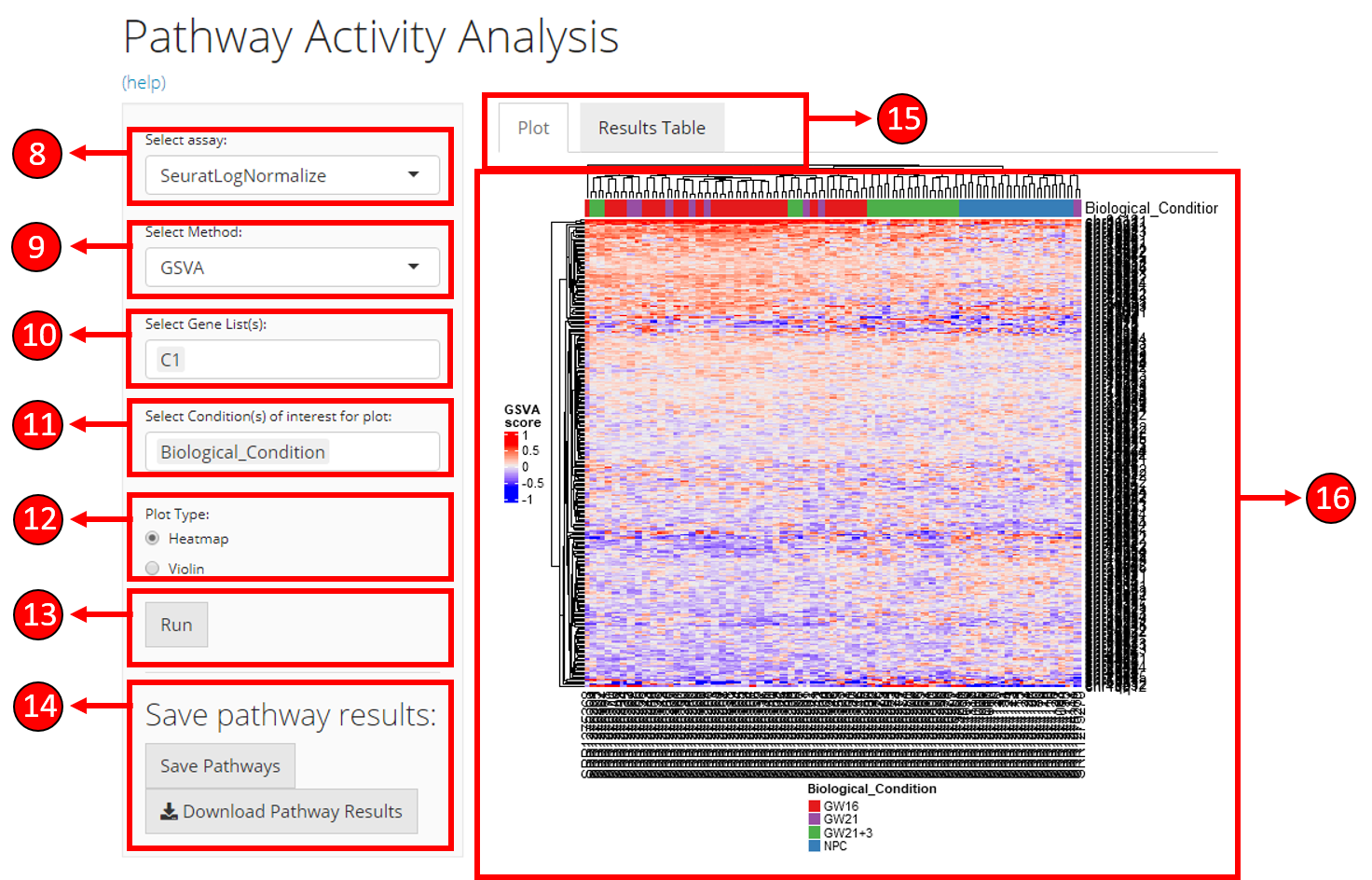GSVA • singleCellTK